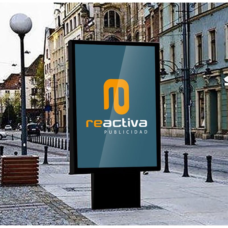 Totem publicitario para exterior de 5 mm de tamaño de pixel