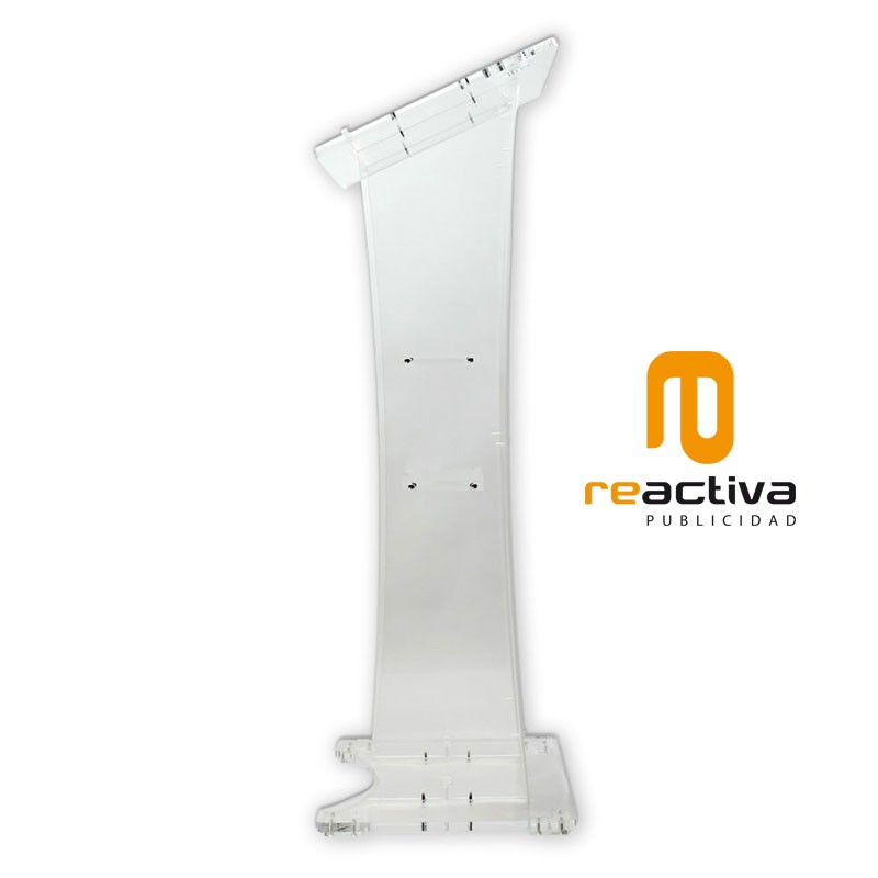 Atril modelo Azahar, fabricado en metacrilato con un panel frontal ...