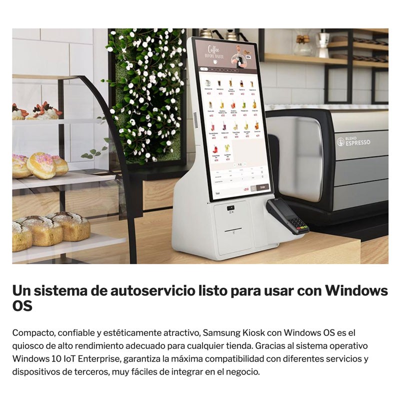 Tótem táctil de 24" + Impresora de Tickets para gestión de turnos + PC ...